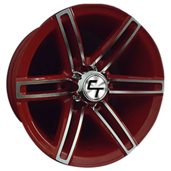 696 16X8 6X139.7 ET20 CB108 RED MF – CT ALLOY
